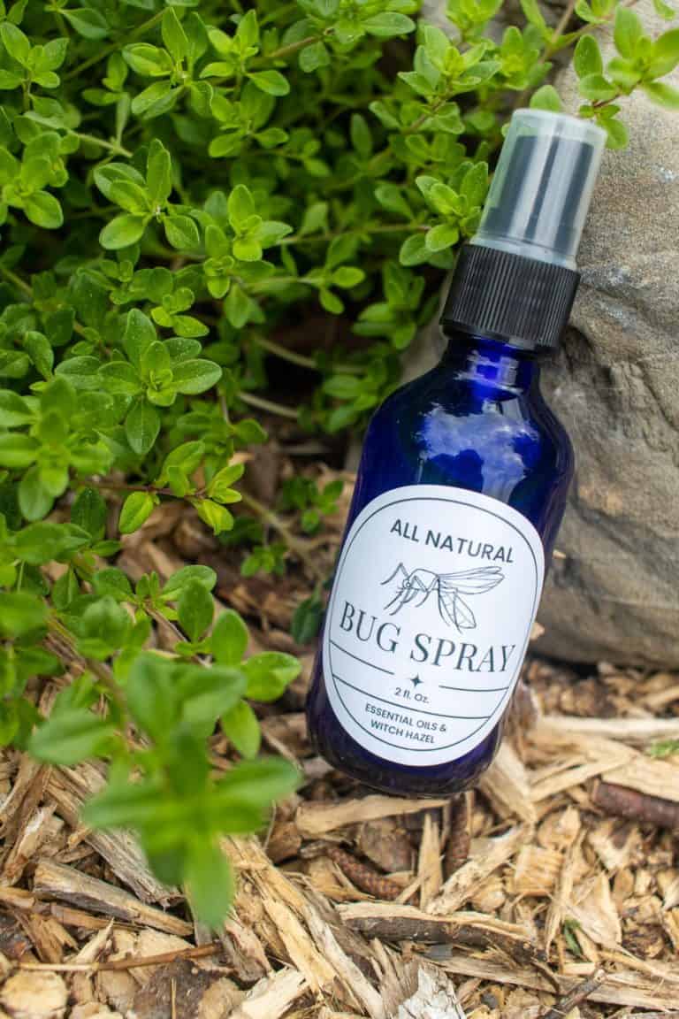 Natural Bug Spray with Essential Oils {Free Printable Label!}