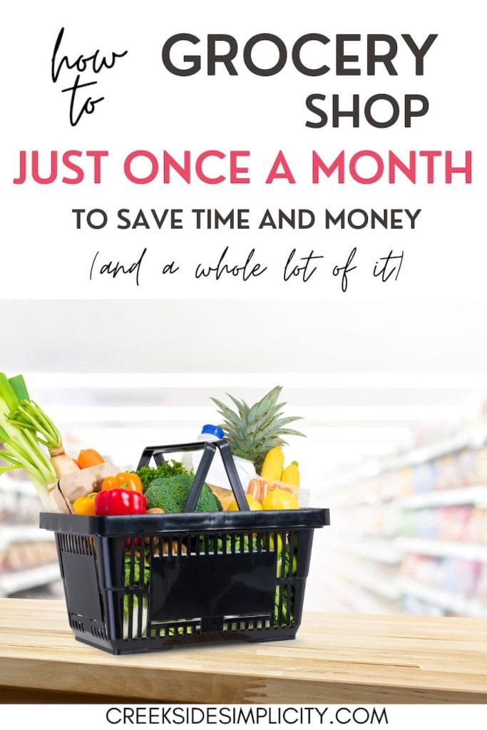 How to Grocery Shop Once a Month